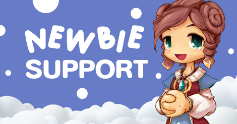 Newbie Support ต้อนรับเหล่านักผจญภัยหน้าใหม่